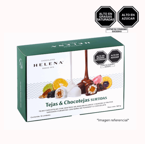 Chocotejas y Tejas Chocolates Helena